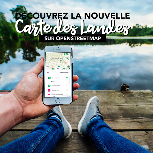 Carte touristique des Landes - Site officiel de la Commune de Linxe